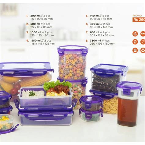 Jual Special Toples Food Container Smart Sever Kado Pernikahan Isi Doorprize Shopee Indonesia