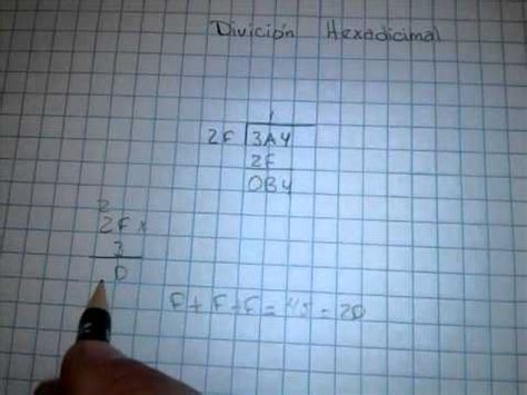 Divicion Hexadecimal YouTube