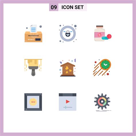 Mobile Ui Interface Vector Hd Images Mobile Interface Flat Color Set