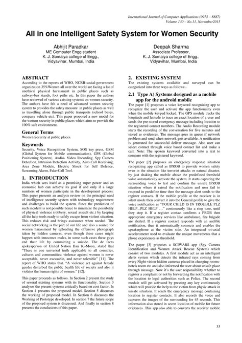 Pdf All In One Intelligent Safety System For Women Security