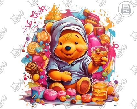 Pixelated Jolliness Winnie The Pooh Png And Christmas Png As Every Pixel Becomes A Canvas For