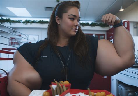 Young Muscular Girl Flexing Bicep By Wisez1 On Deviantart