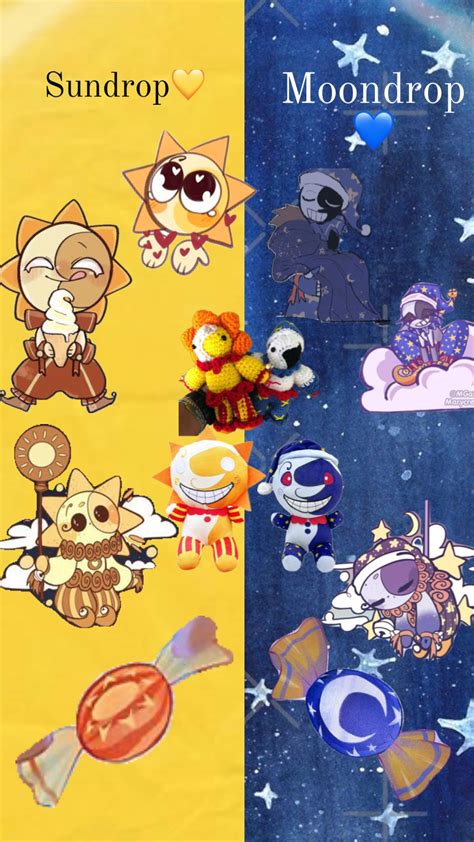 Check Out Princesslei15s Shuffles Cutesun Cutemoon Sundrop Moondrop Sun And Moon Drawings