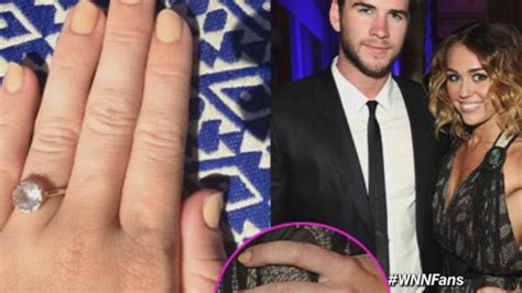 Miley Cyrus Engagement Photos Liam Hemsworth Denies Engagement To