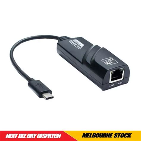 1000mbps Type C Usb C To Rj45 Gigabit Ethernet Lan Adapter Network