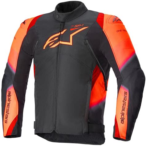 Alpinestars T Sp 1 V2 Wp Negro Rojo Fluor Motard Class