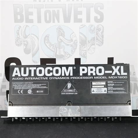 Behringer Autocom Pro Xl Reverb