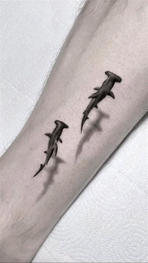 Sharks Tattoo With Shadow Artofit