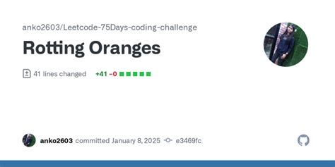 ankita gautam on linkedin rotting oranges · anko2603 leetcode 75days