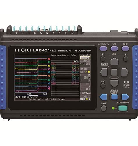 Lr8432 20 Data Logger 10 Canali Calore Hioki Asita