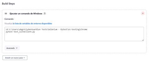 Selenium Jenkins Python Ejecutar Script Py A Traves De Cmd Stack