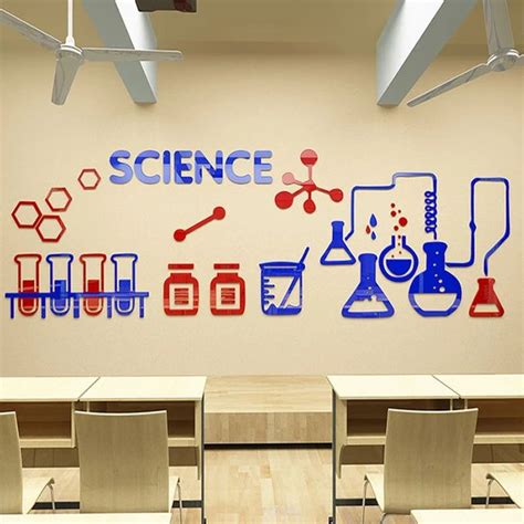 School Classroom Wall Stickers Paste Library Laboratory Wall