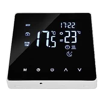 Smart Temperature Controller Setting Dual Temp Display LCD Screen Thermostat W A AC