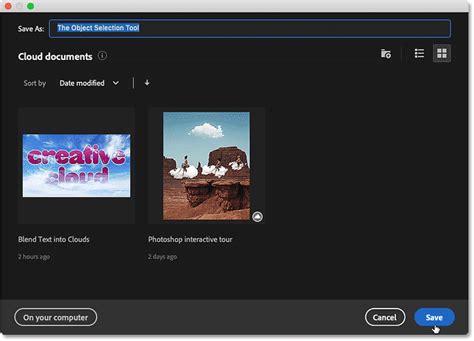 Work Anywhere With Cloud Documents In Photoshop