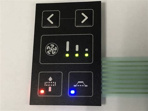 Custom Illuminated Led Membrane Switch With Led Insert Manufacturer Supplier Company Komkey