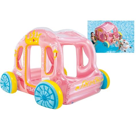 Inflatable Princess Carriage Pool Float 145m X 135m Wholesale