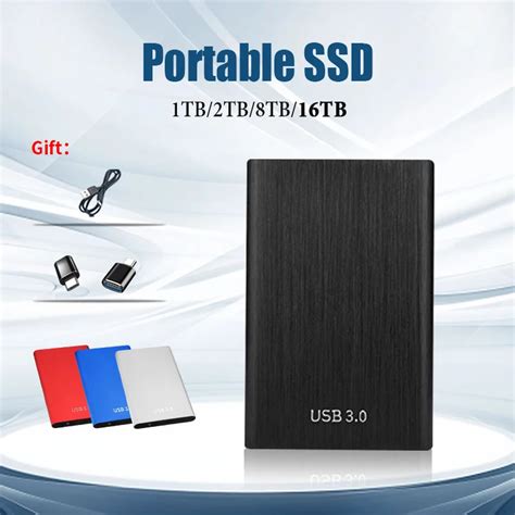 휴대용 Ssd 30 외장 하드 드라이브 데스크탑 노트북 안드로이드용 대용량 스토리지 2tb 고속 모바일 하드 드라이브 1tb Aliexpress