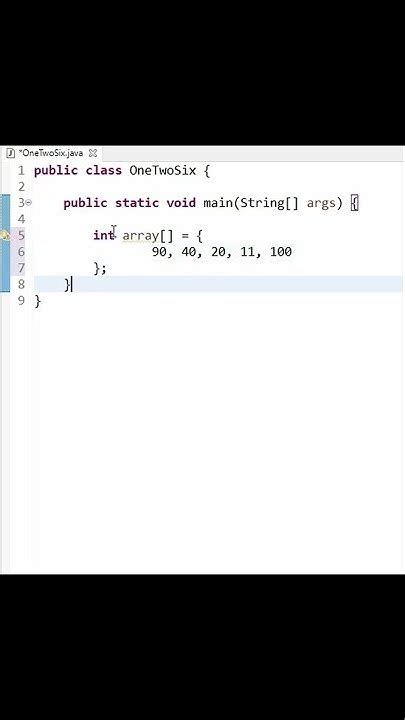 Enhanced For Loop Printing Array Values Java Program Youtube