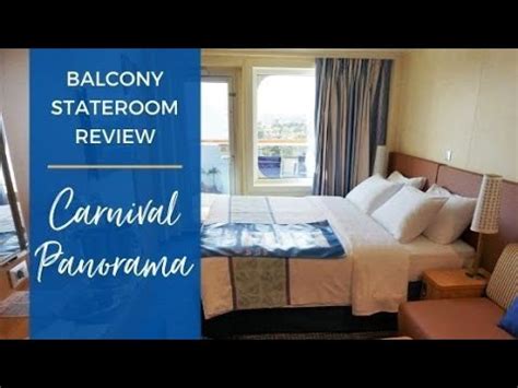 Carnival Panorama Balcony Room Review Is It Worth The Price Youtube