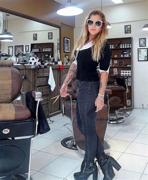 Pin By Bryan Headshave On Beautiful Barberette Cut My Hair Long Hair