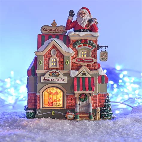 Lemax Christmas Village The Santa Shop Lemax Village Polhill