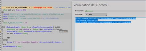 Wd25 Récupérer Le Code Sql Dune Requête Exécutée Par Hexécuterequête Windev