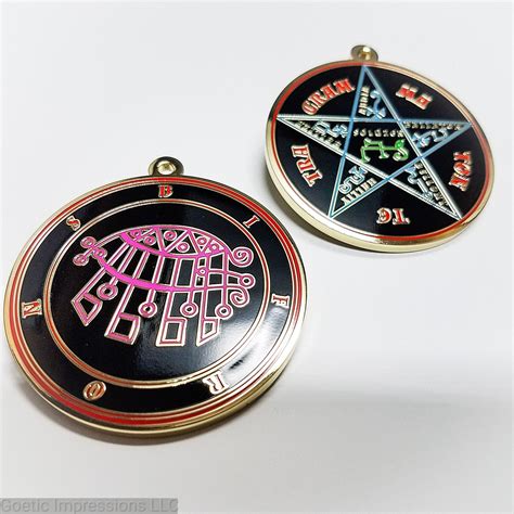 Bifrons Sigil Medallion Ars Goetia Demon Seal Pendant Goetic Impressions