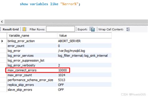 Host ‘xxxx Is Blocked Because Of Many Connection Errors； Unblock With ‘mysqladmin Flush
