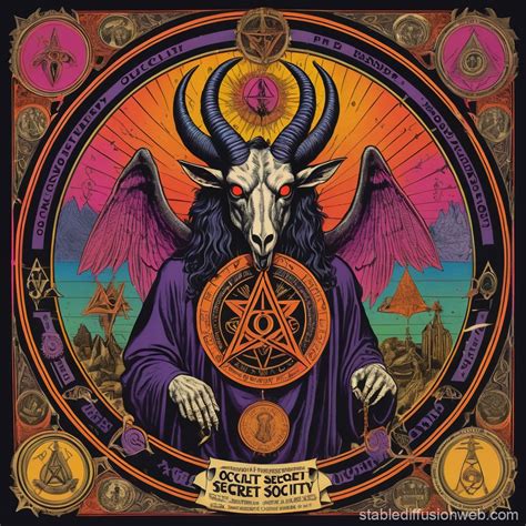 Occult Secret Society Album Cover Technicolor Cover Like 24k 4k Many