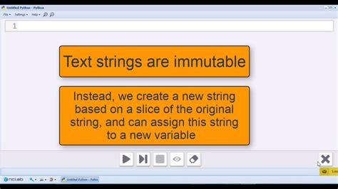 Slicing Pythontext Strings Youtube