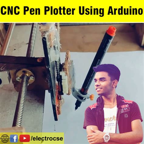 ElectroCSE CNC Pen Plotter Using Arduino CNC