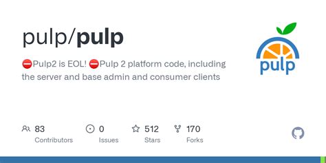 GitHub Pulp Pulp Pulp Is EOL Pulp Platform Code Including The Server And Base Admin