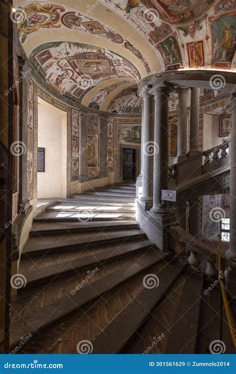 Palazzo Farnese The Principal Staircase Or Scala Regia A Graceful