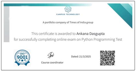 Python Certification Programming Techskills Lifelonglearning