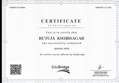 rutuja kshirsagar on linkedin edubridge share connections aptitude
