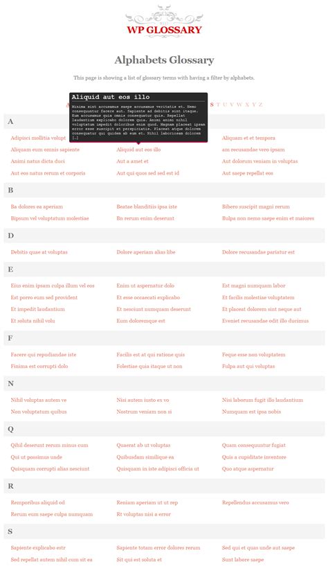 Wp Glossary Encyclopedia Lexicon Knowledge Base Wiki