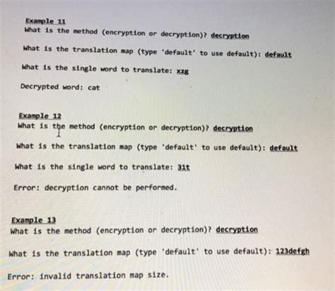 Solved Assignment Specifications Decryption And Encryption