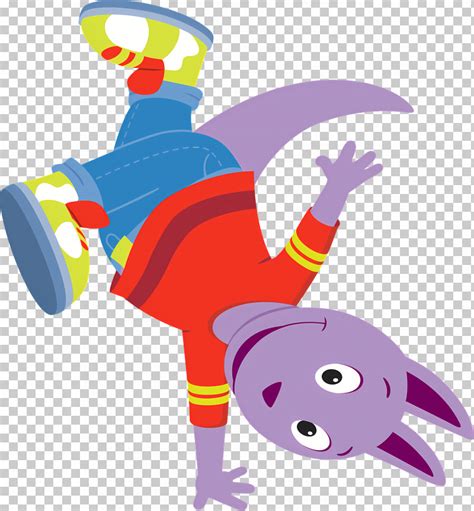 Backyardigans Purple Kangaroo Cartoon Character Dancing Png Clipart