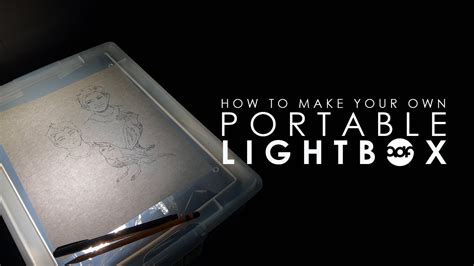 How To Create Your Own Portable Lightbox YouTube