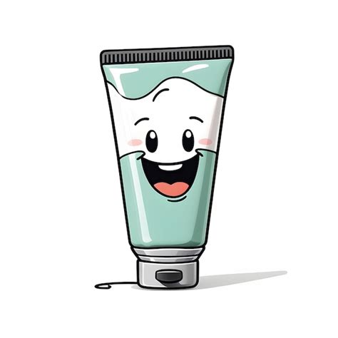 Premium Photo Cute Cartoon Toothpaste Character Vector Illustration