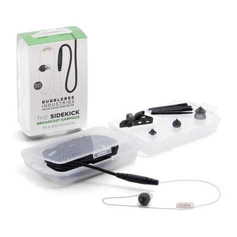 Bubblebee The Sidekick Broadcast Earpiece Ifb In Ear Monitor Everything Audio
