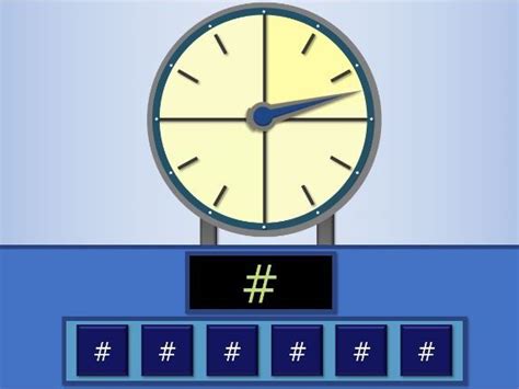 Countdown Game Template Teaching Resources