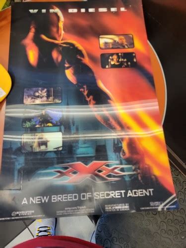 Rare Xxx Vin Diesel Movie Poster 3d Lenticular 16 X 24 New Breed