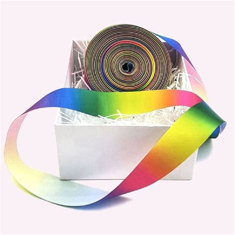 끈 단면 38mm 리본 무지개 포장 홈플러스 판매자택배