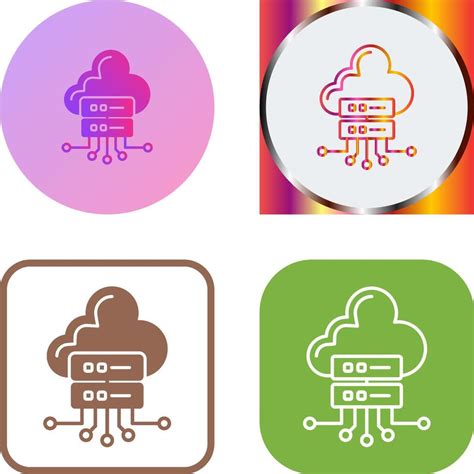 Server Icon Design 44040805 Vector Art At Vecteezy