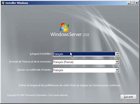 Windows Server 2008 Installation