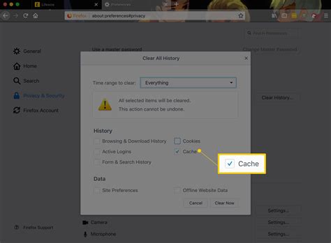 How To Clear The Cache In Firefox