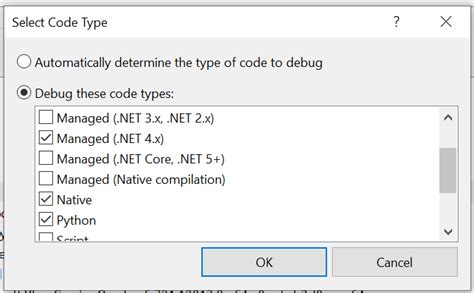 Unable To Get Mixed Mode Debugging Working In Python Pythonnet Issue