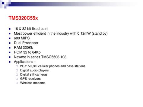 PPT The Evolution Of TMS Family Of DSPs PowerPoint Presentation Free Download ID