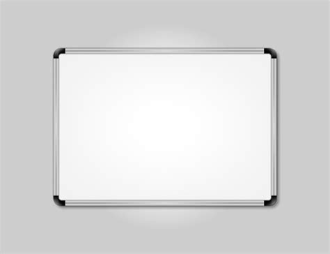 화이트 보드 벡터 Eps10 일러스트 흰색 배경에 고립 프리미엄 벡터